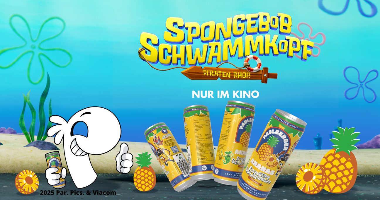 Paulberger Limo Ananas Spongebob 12x0,33L inkl. Pfand – Bavarian Liquids