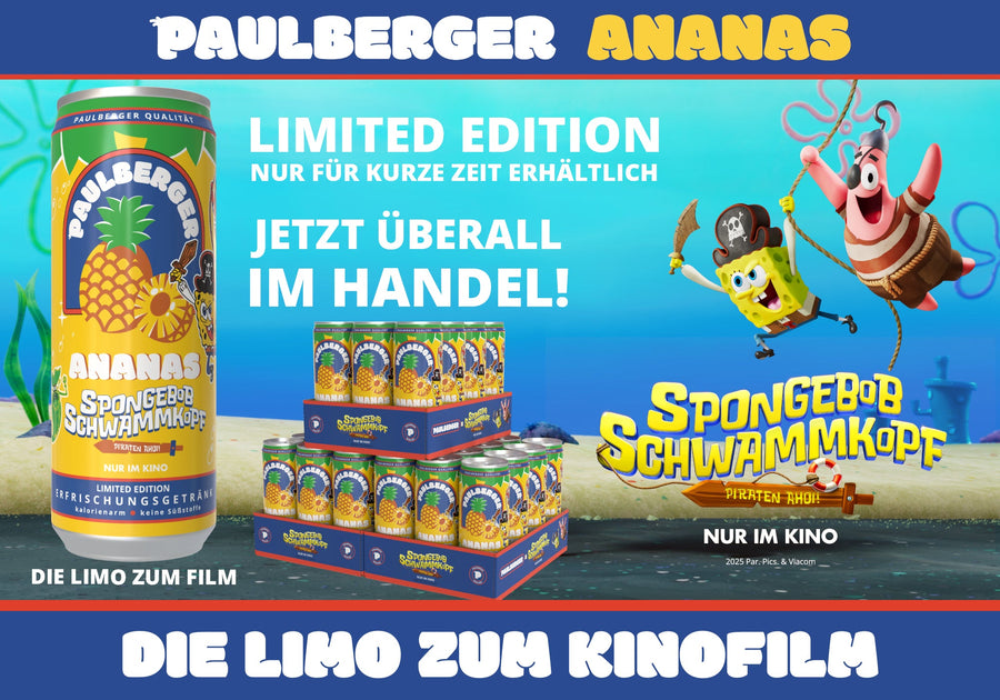 Paulberger Limo Ananas Spongebob 12x0,33L inkl. Pfand – Bavarian Liquids