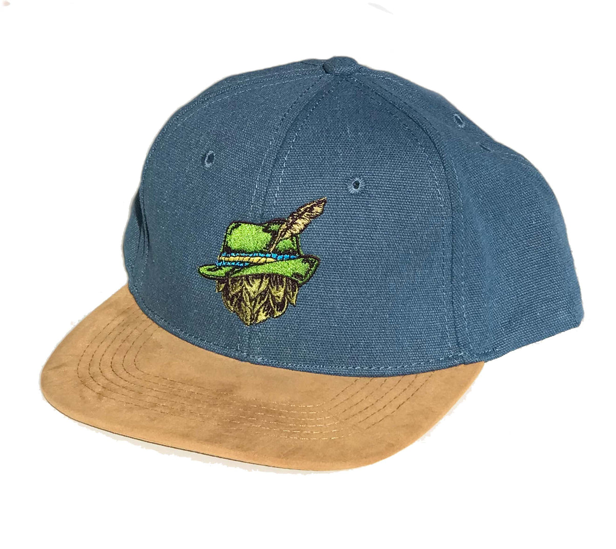 VOLLGOAS® Snapback Cap mit Logo " Hopfen mit Hut " – Bavarian Liquids